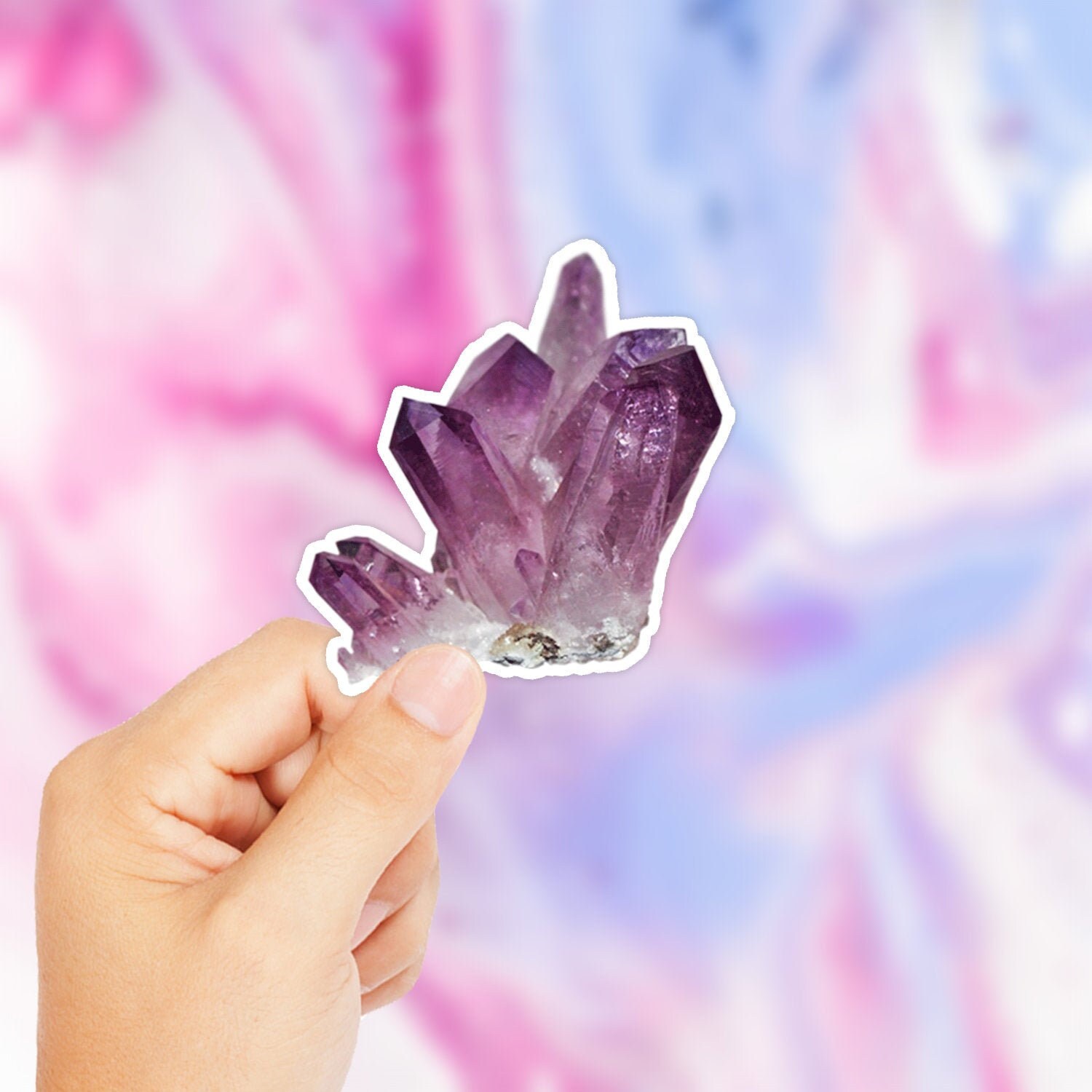 Crystal Sticker - Etsy
