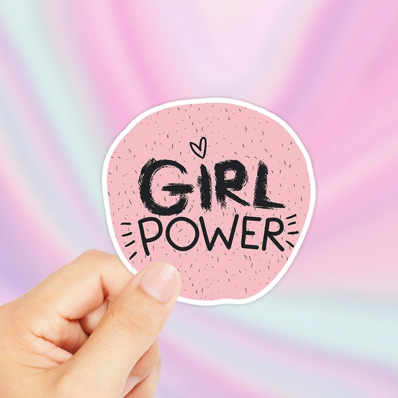 Girl Power Sticker - Feminine Sticker - Women's Rights Sticker - Resist ...