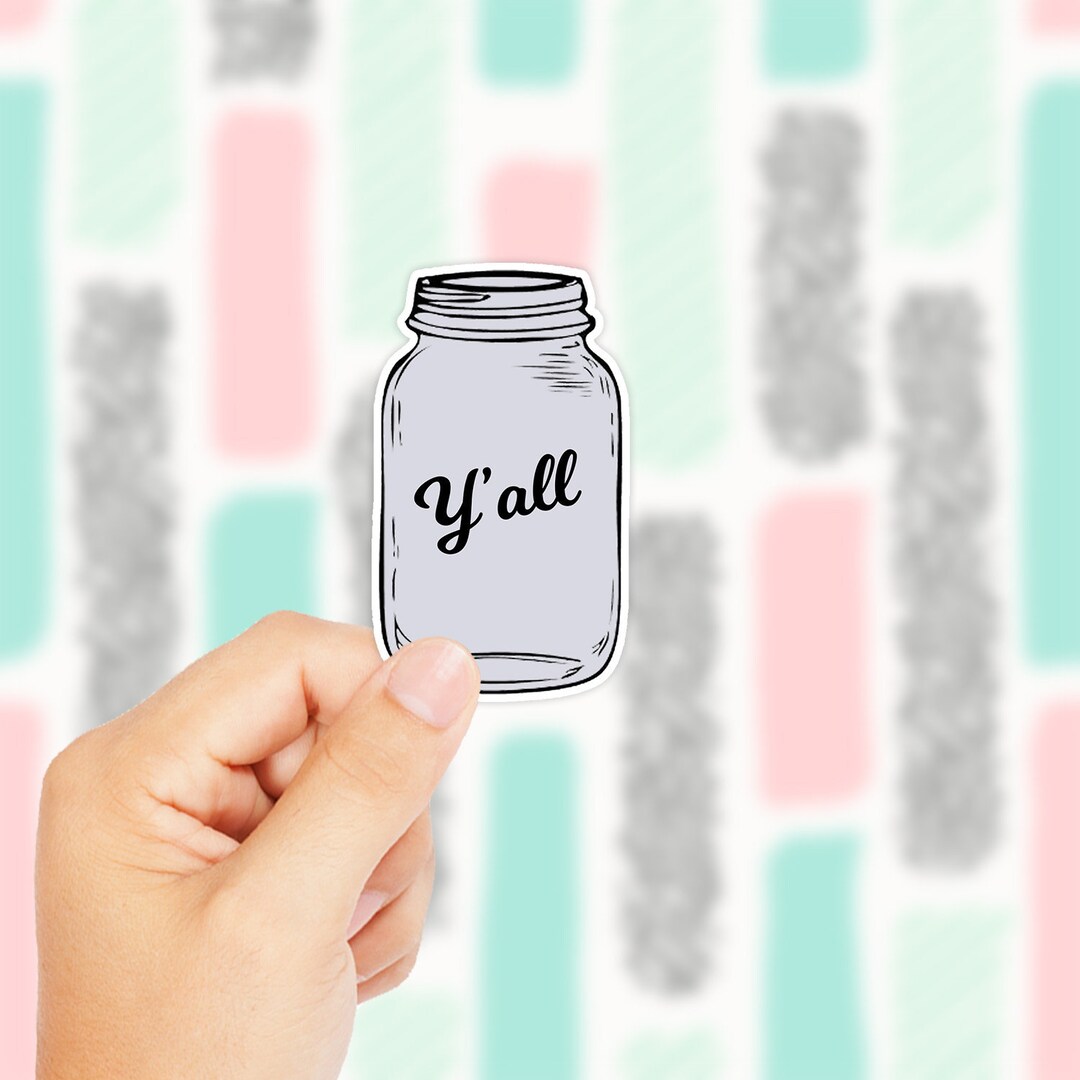 Y'ALL Sticker - Y'ALL Decal - Country Decals - Laptop Stickers - Funny ...