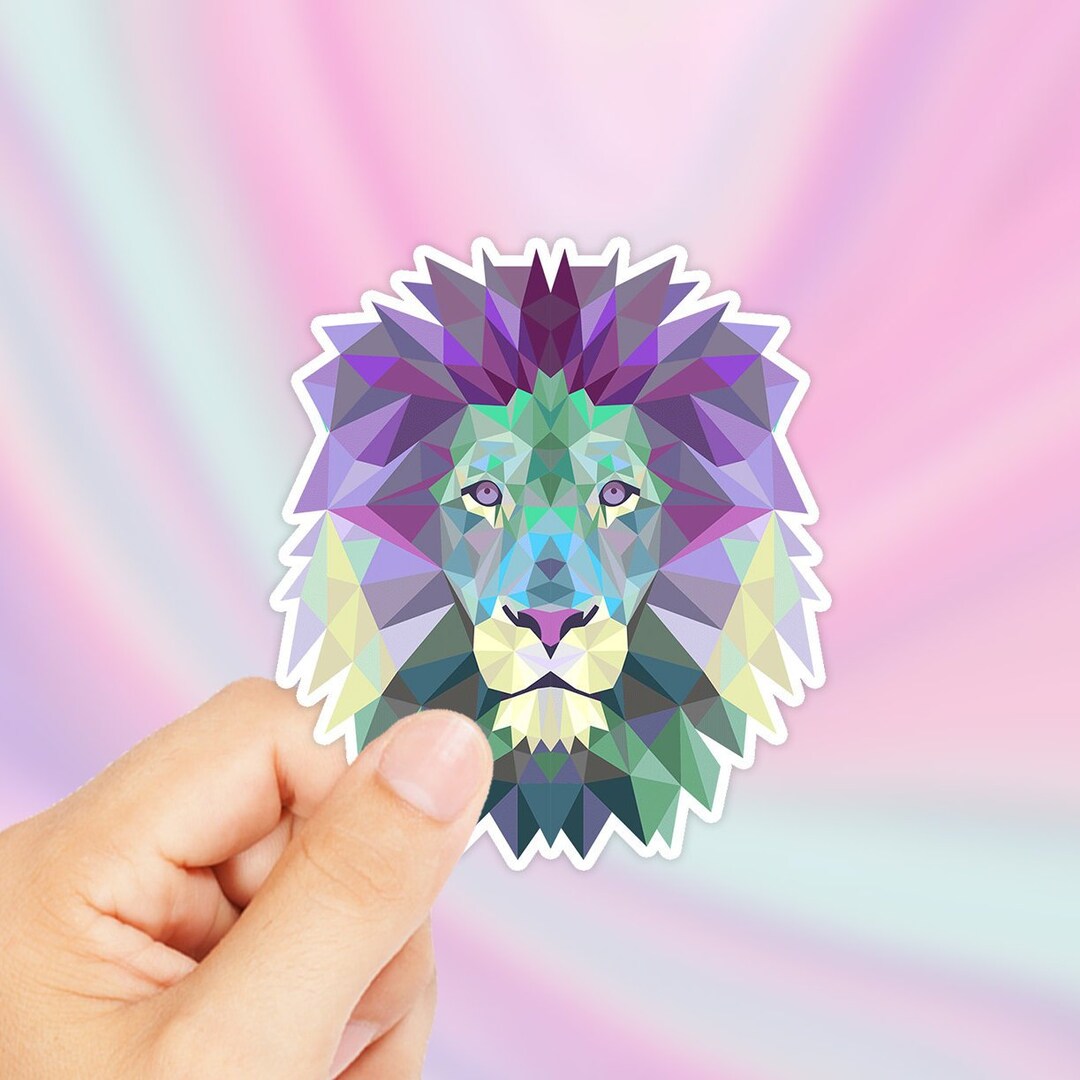 Lion Sticker - Etsy