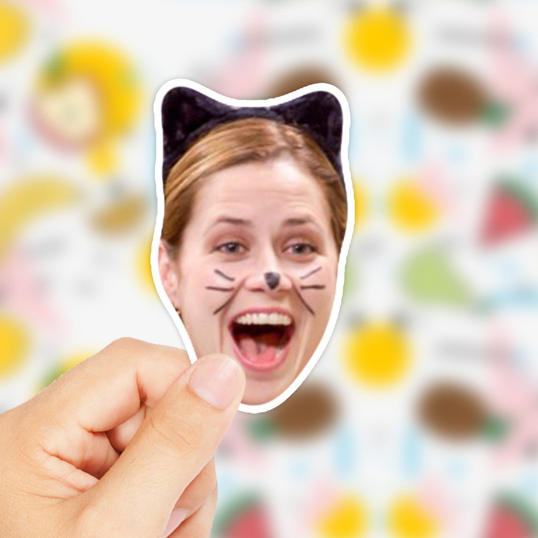 Pam Beesly Sticker - Office Jim & Pam - Dunder Mifflin the Office Show ...