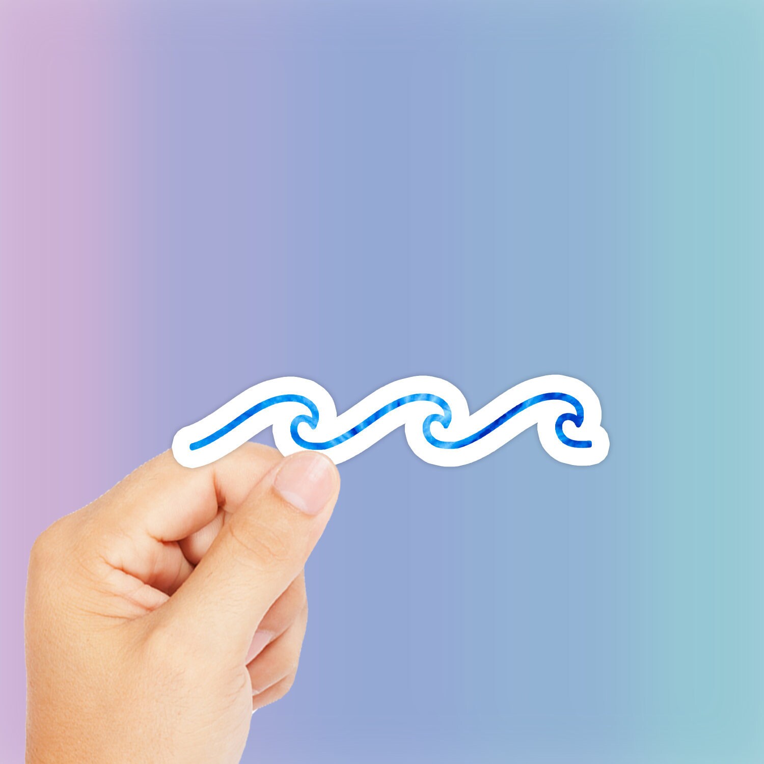 Waves Sticker Waves Vinyl Sticker Best Friend Gift - Etsy