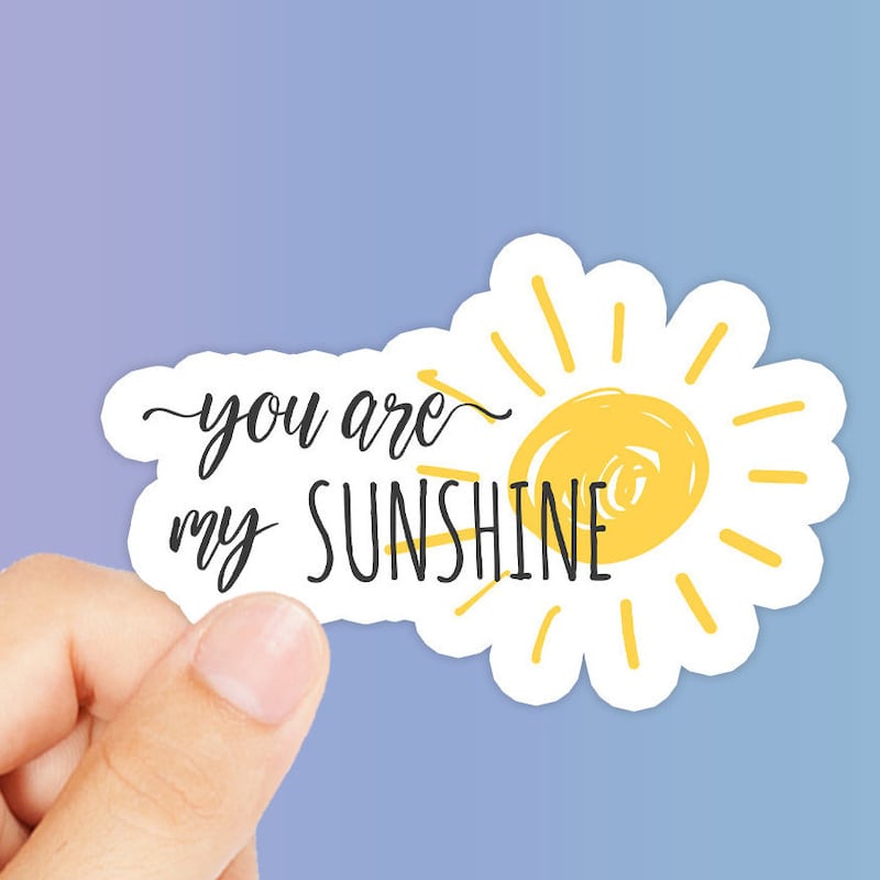 Sunshine Sticker - Etsy