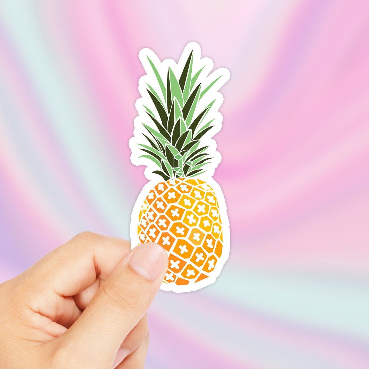 Pineapple Sticker Pineapple Hawaii Stickers Fruit Stickers | Etsy