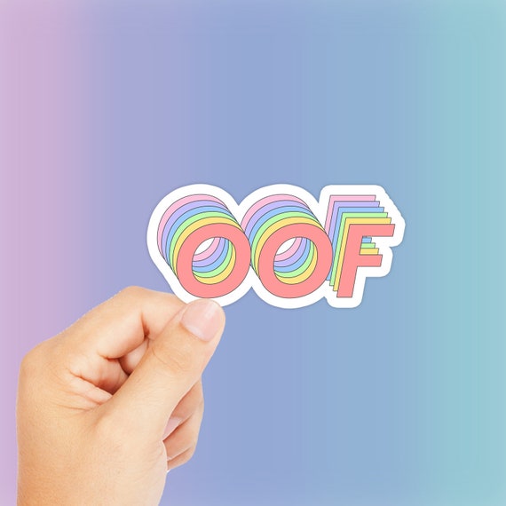 Oof Sticker | Etsy