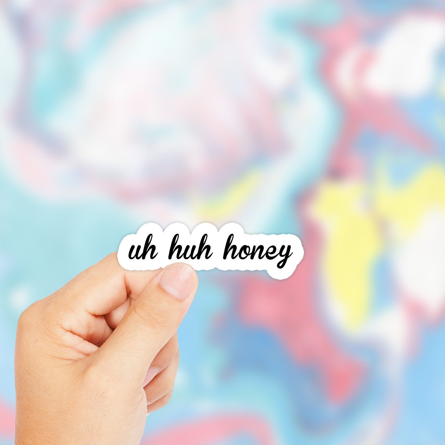 Uh Huh Honey Sticker Couples Sticker Funny Stickers - Etsy