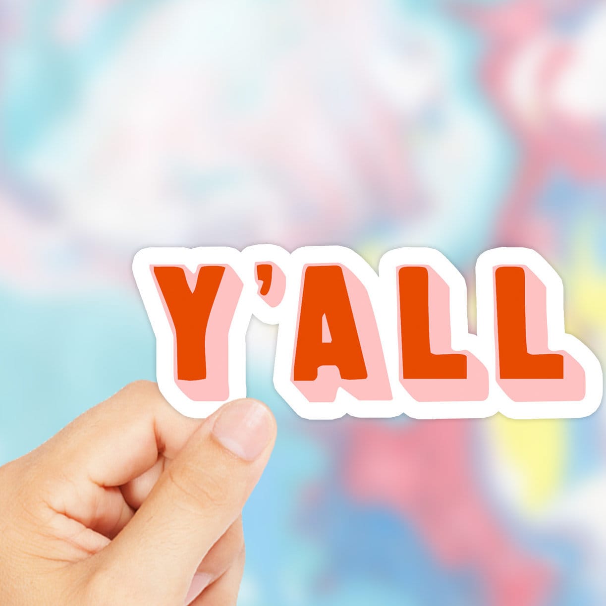 Y'ALL Sticker Y'ALL Decal Country Decals Laptop | Etsy