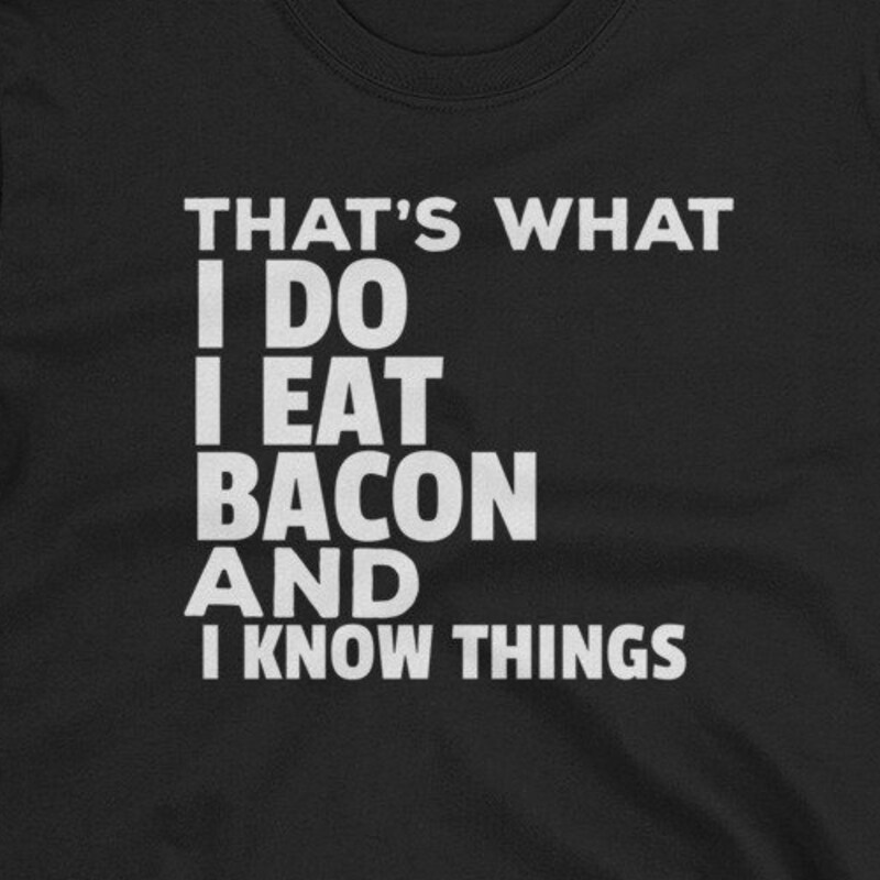 Bacon T Shirt - Etsy