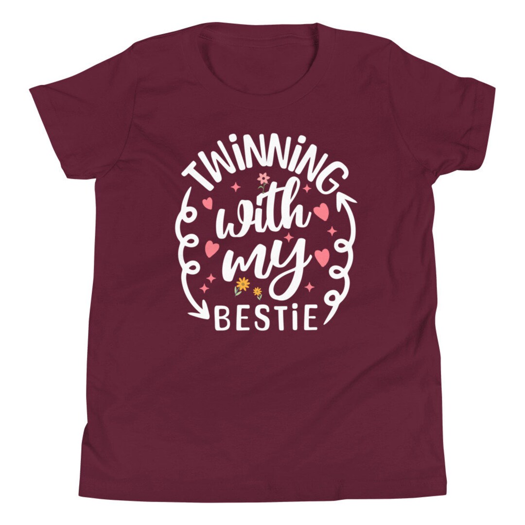 Twinning With My Bestie Shirt, Twin Day Shirt for Spirit Week T-shirt ...