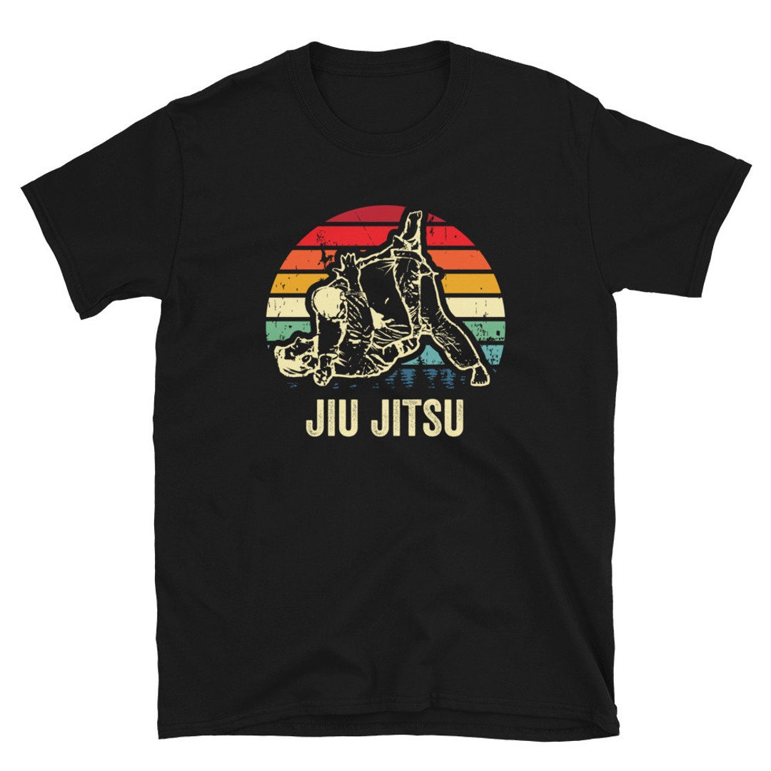 Retro Style Jiu Jitsu Shirt, Vintage Style Jiujitsu Shirt, Brazilian ...