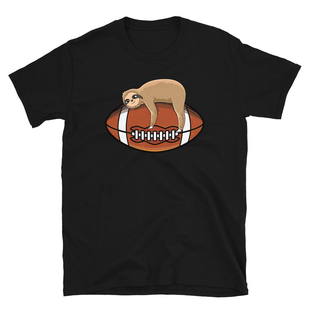 Cute Lazy Sloth Football Player Gift | Peewee Youth League Team Sports ...