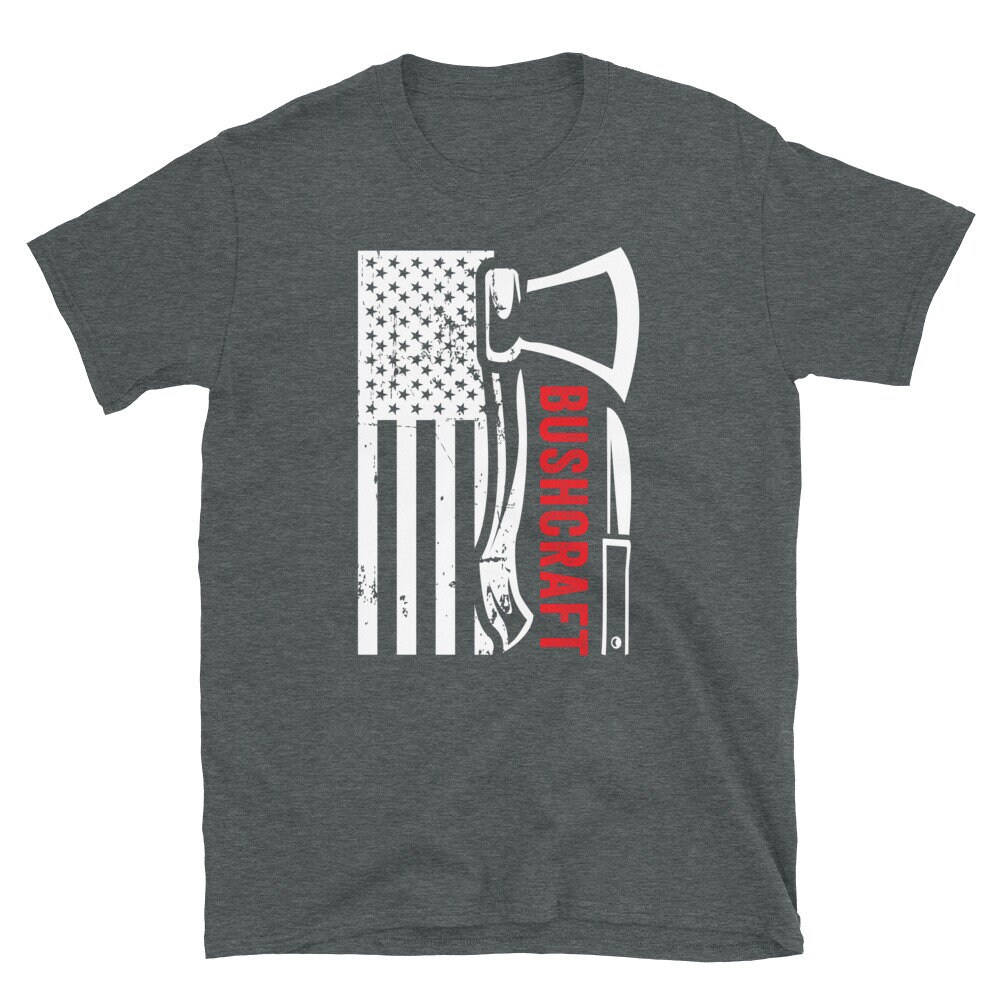 American Flag Bushcraft Axe Shirt Survivalist Shirts - Etsy