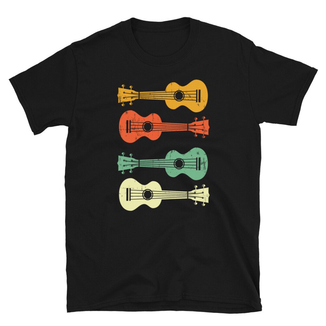 Retro Ukulele Shirt - Hawaiian Guitarist Tshirt - Uke Player Gift - Uke ...