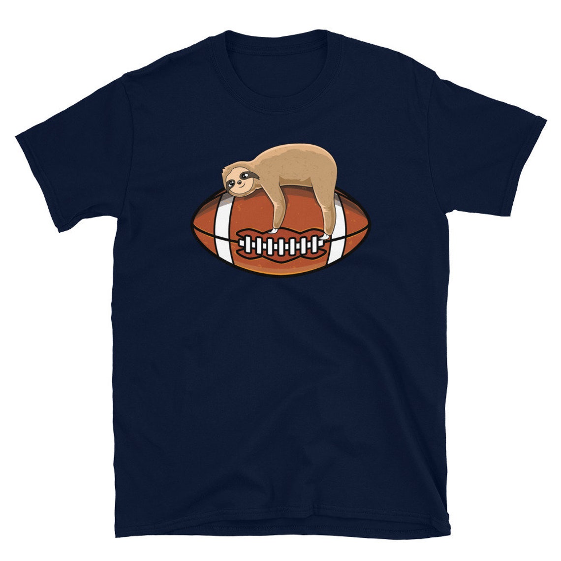 Cute Lazy Sloth Football Player Gift Peewee Youth League - Etsy