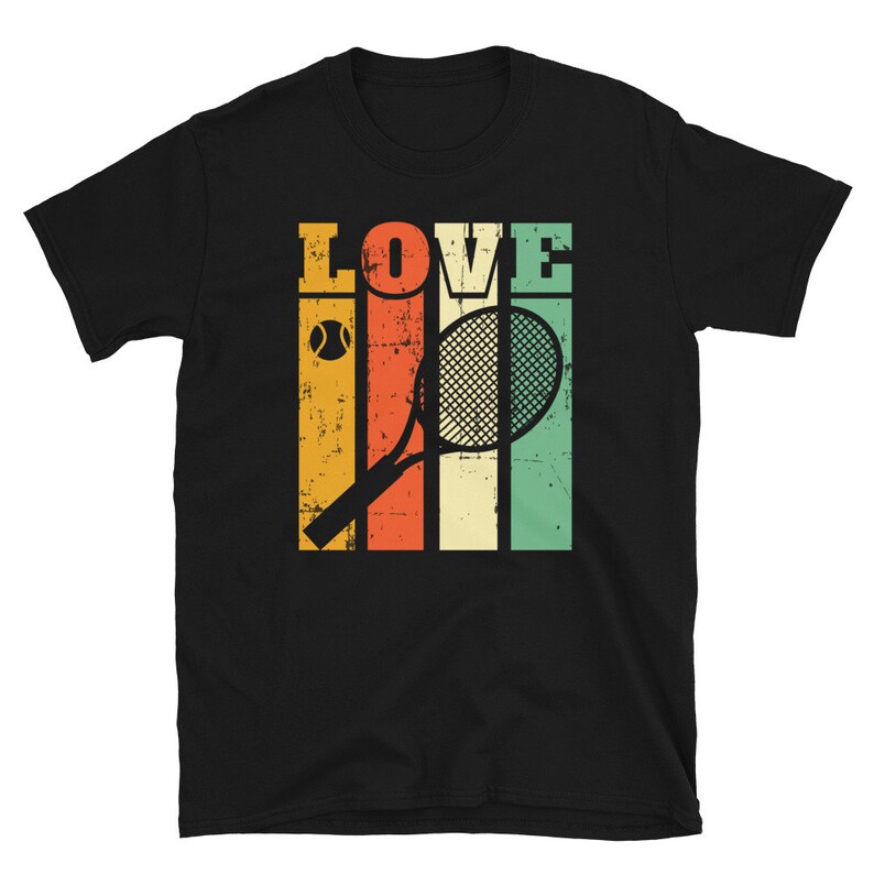 Love Tennis Racket T Shirt - Tennis Racquet Shirt - Tennis Gifts for ...