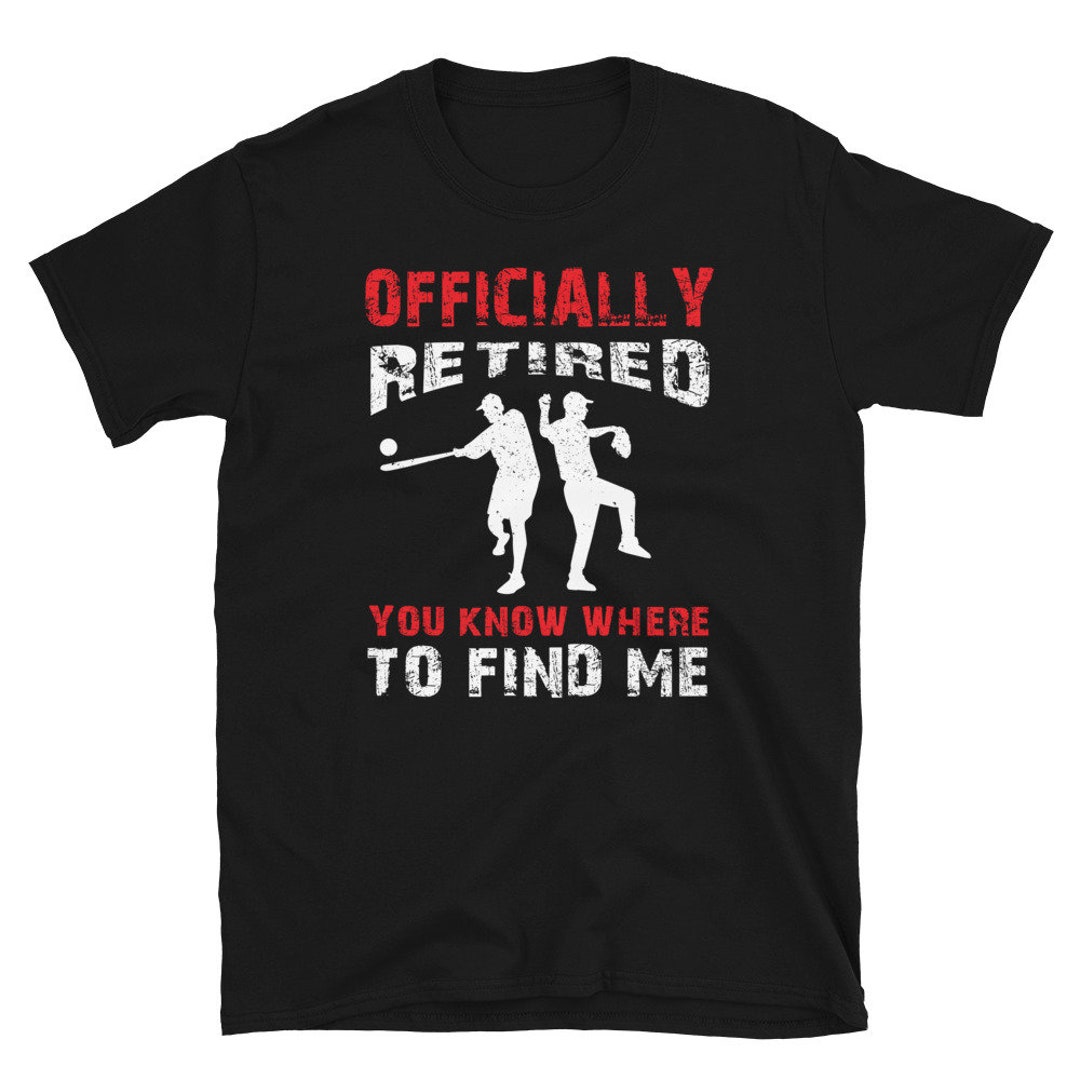 Retired Baseball Shirt, Retiring Baseball Shirt, Retirement Baseball ...
