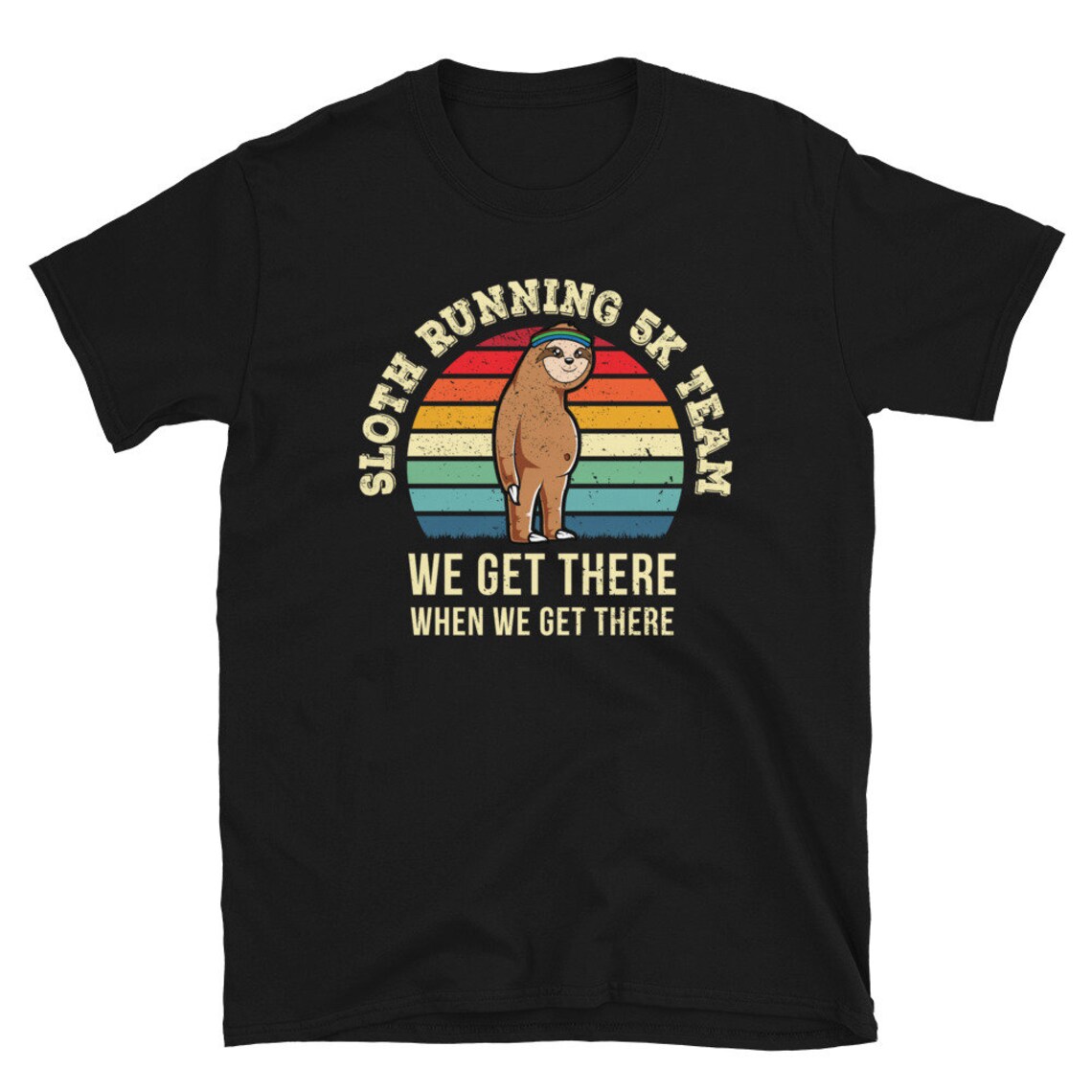 Sloth Running Team Shirt Funny 5k Race Shirt 5K Racing Etsy