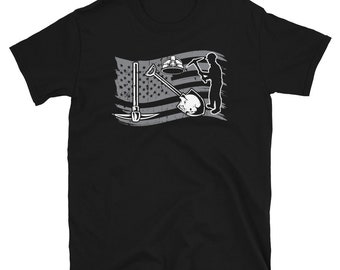 Coal Miner American Flag - Etsy