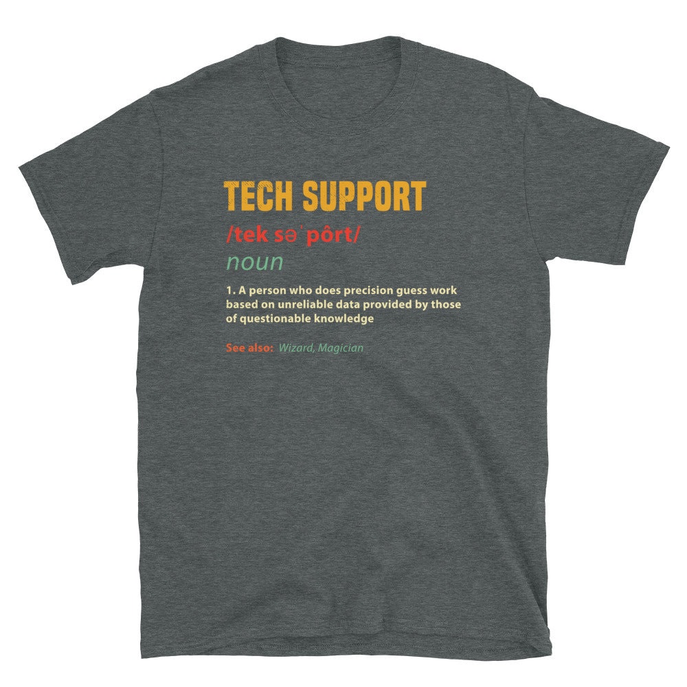 Funny Tech Support Definition T-shirt Shirt Gift STEM | Etsy