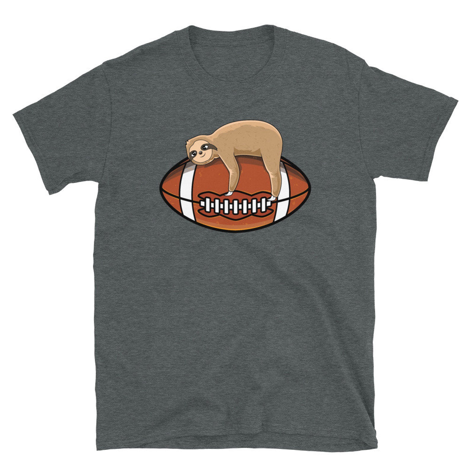 Cute Lazy Sloth Football Player Gift Peewee Youth League - Etsy