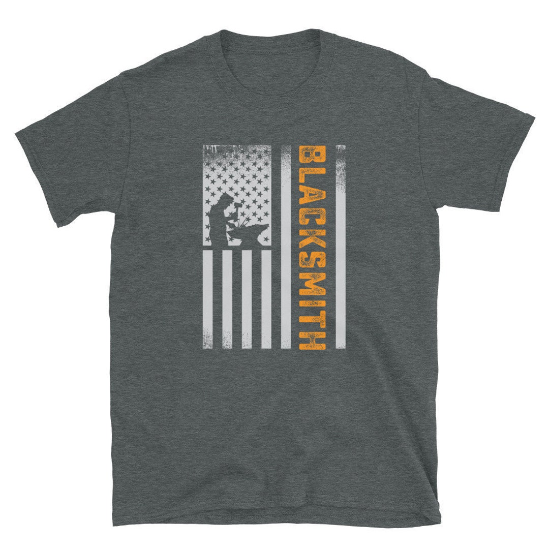 American Flag Blacksmith T-shirt | Welder Gift | Welding Shirt ...