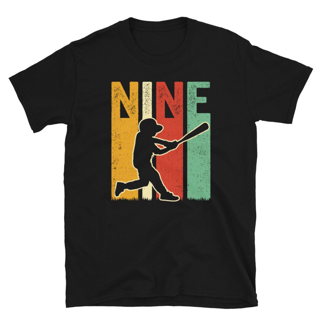 9 Year Old Baseball Shirt - Nine Year Old Gift - 9yo Baseball Shirt ...
