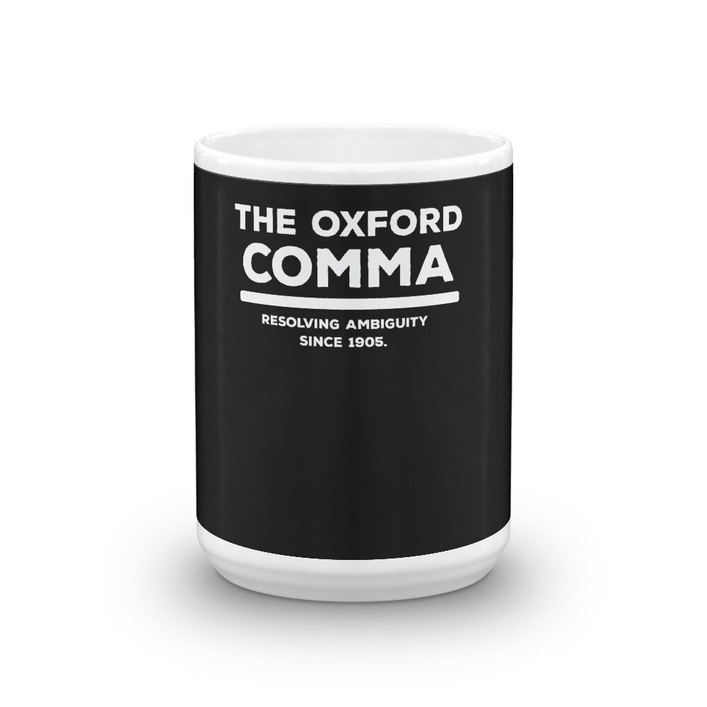 The Oxford Comma Lover Mug Funny English Teacher Professor | Etsy