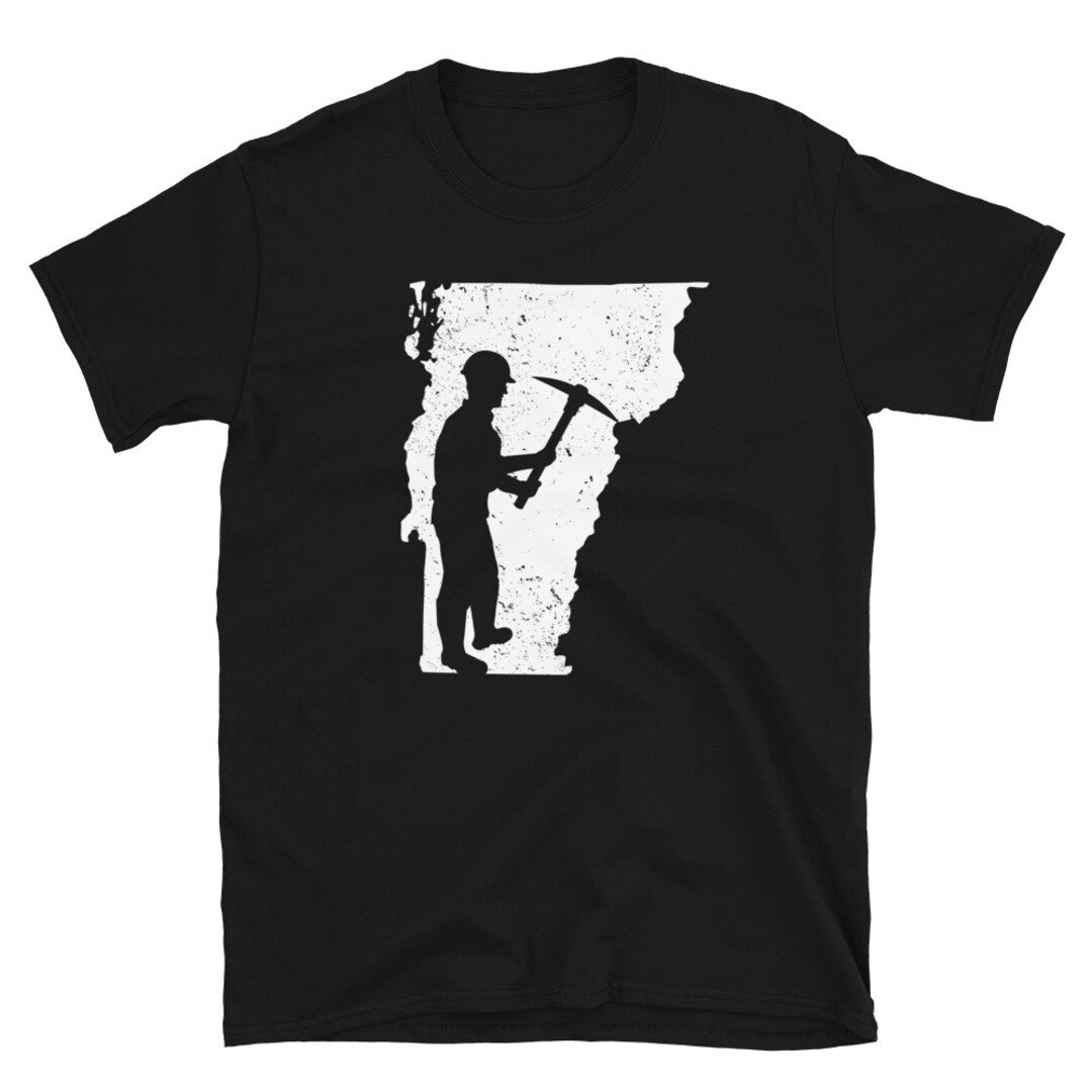 Vermont Mineral Mining Shirt, Vermont Mineral Miner Shirt, Coal Mining ...