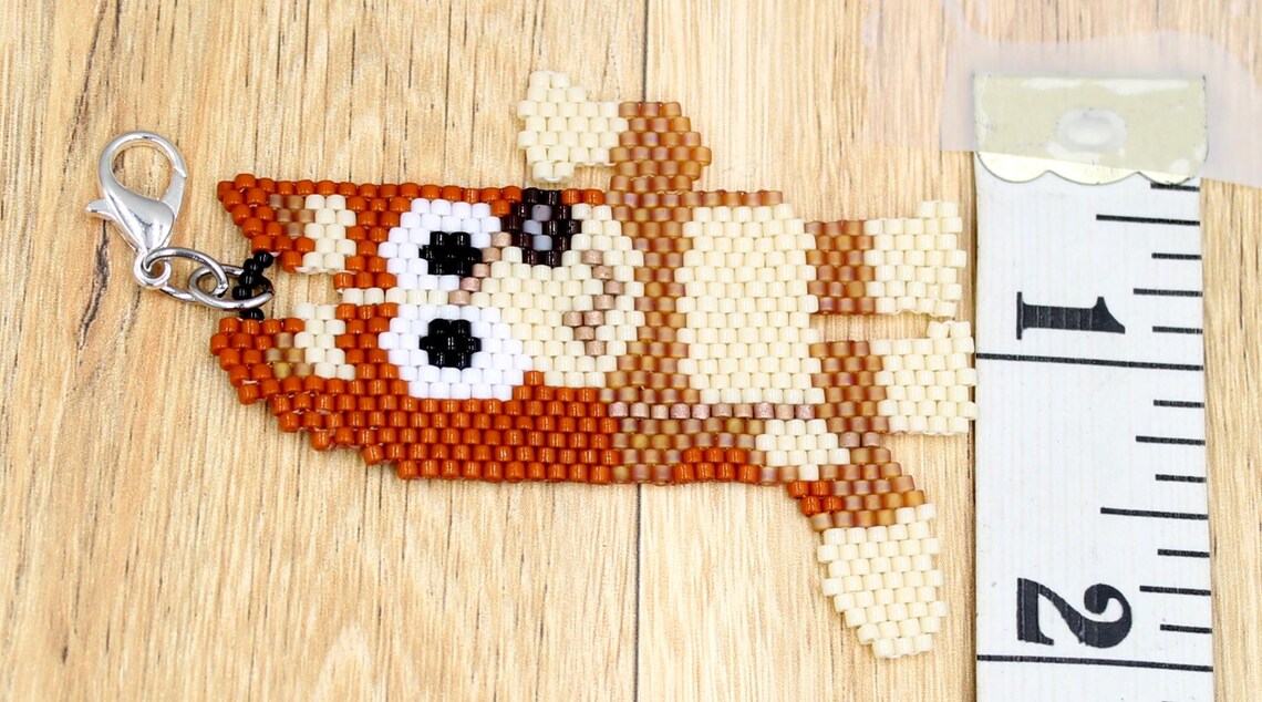 Bingo Charm Clip, Bingo Key Tag, Bingo Knapsack Charm, Beaded Bingo - Etsy