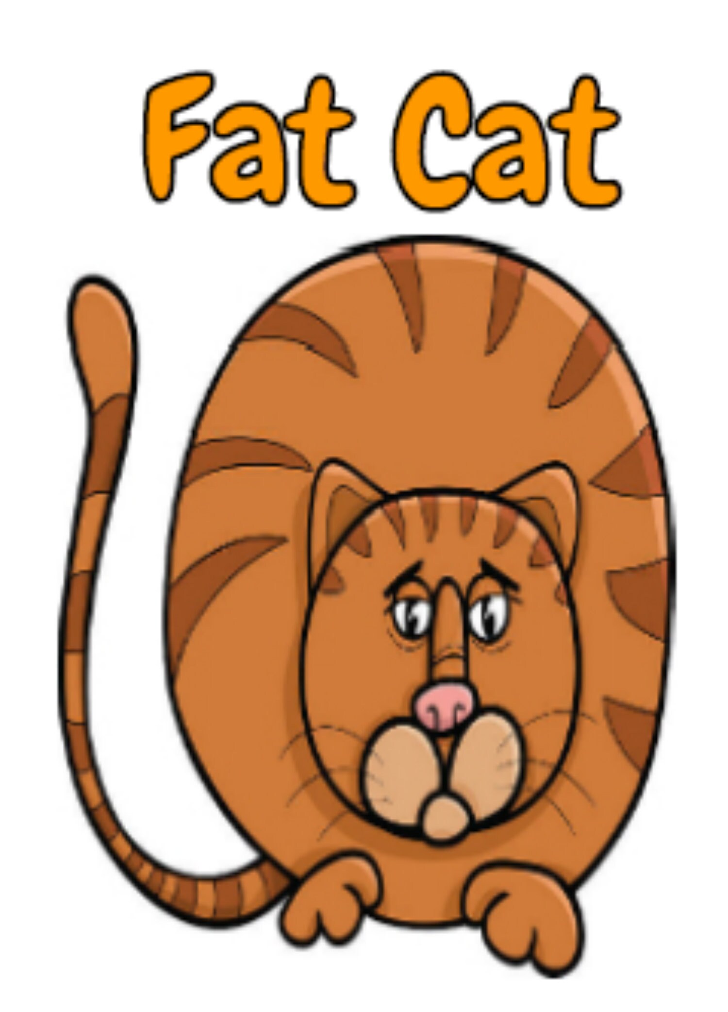 Fat Cat Charm Fat Cat Charm Clip Keychain Charm Zipper - Etsy