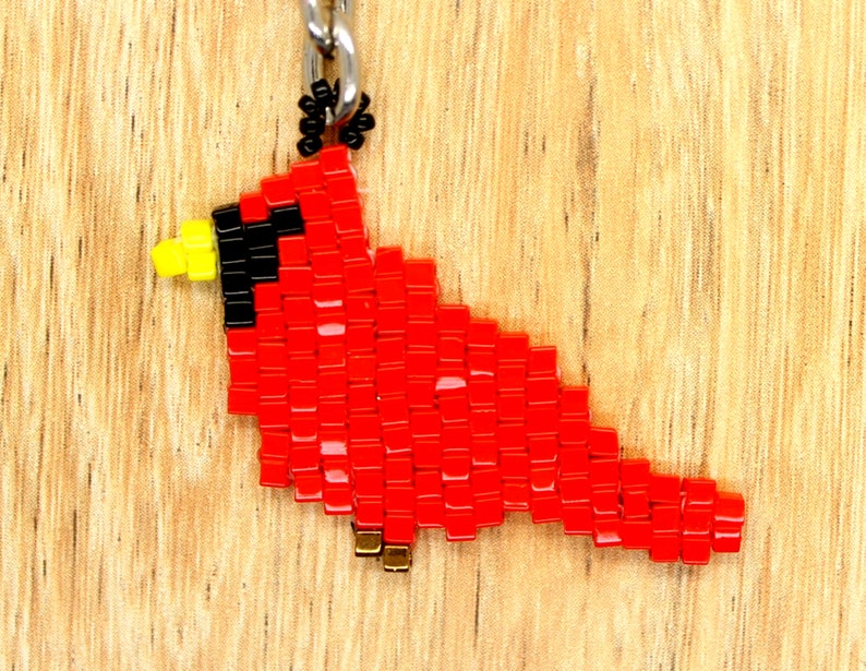 Cardinal Charm Cardinal Charm Clip Red Cardinal Charm | Etsy