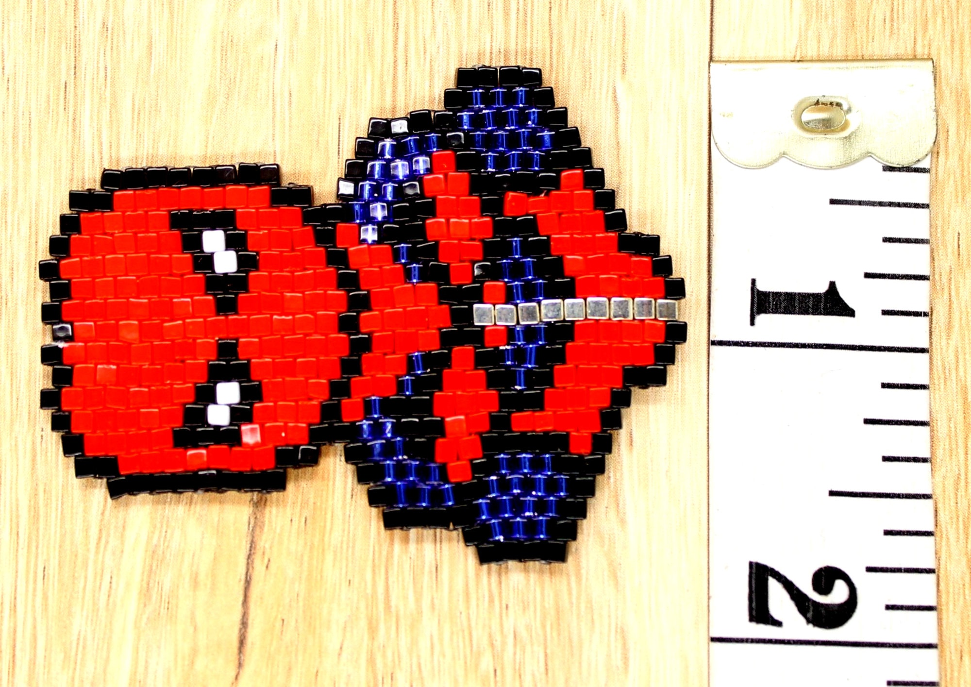 Spider Man Magnet Super Hero Magnet Beaded Spider Man - Etsy