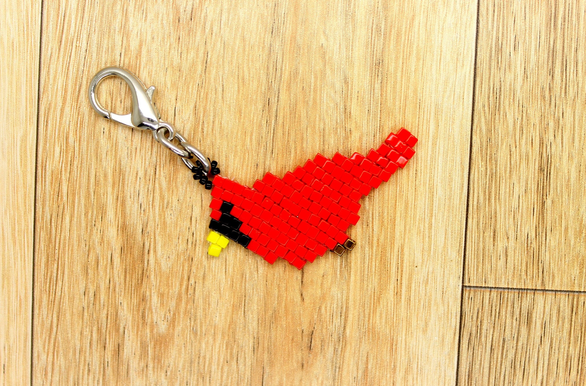 Cardinal Charm Cardinal Charm Clip Red Cardinal Charm | Etsy
