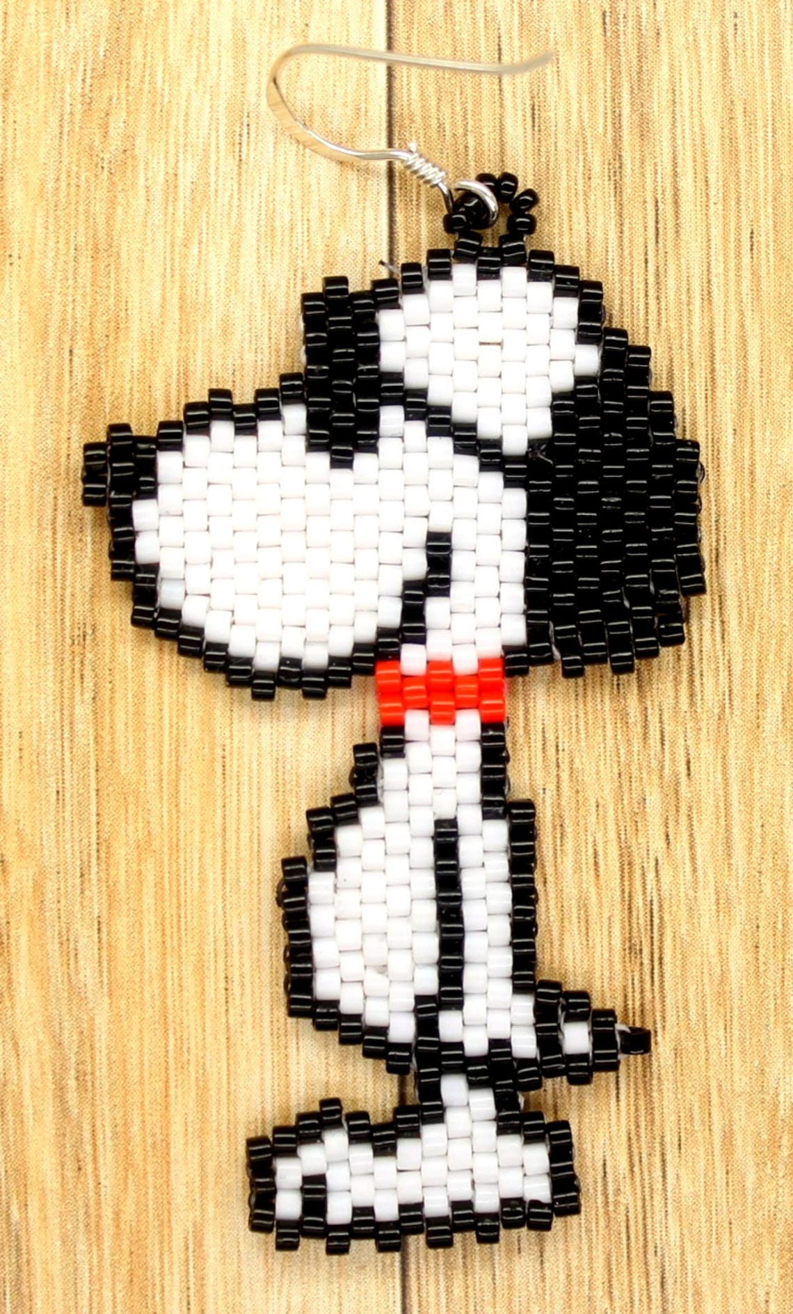 Snoopy Brick Stitch Pattern: Earrings, Pendant, Keychain (digital PDF ...