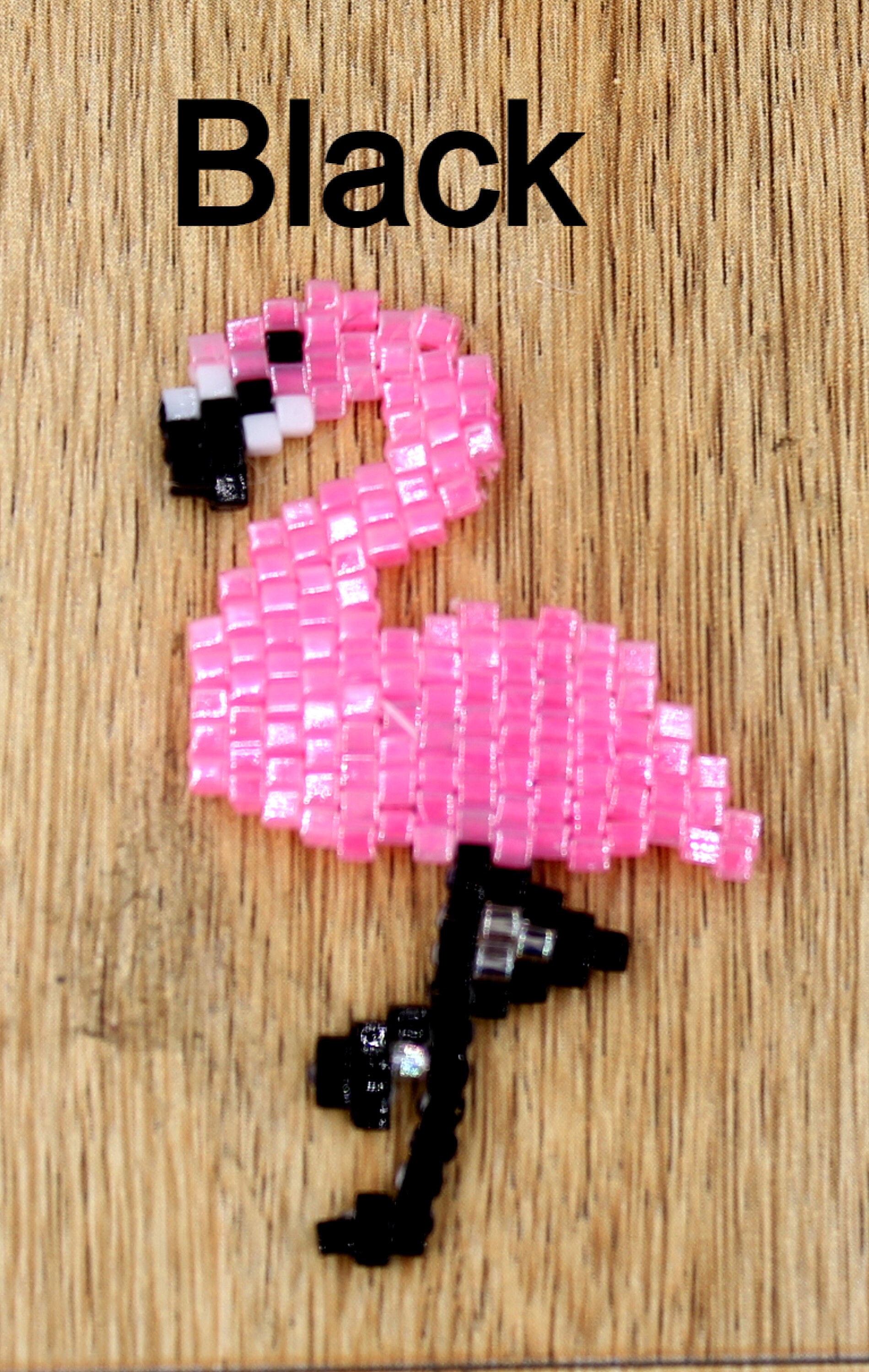 Flamingo Magnet Pink Flamingo Magnet Beaded Flamingo - Etsy