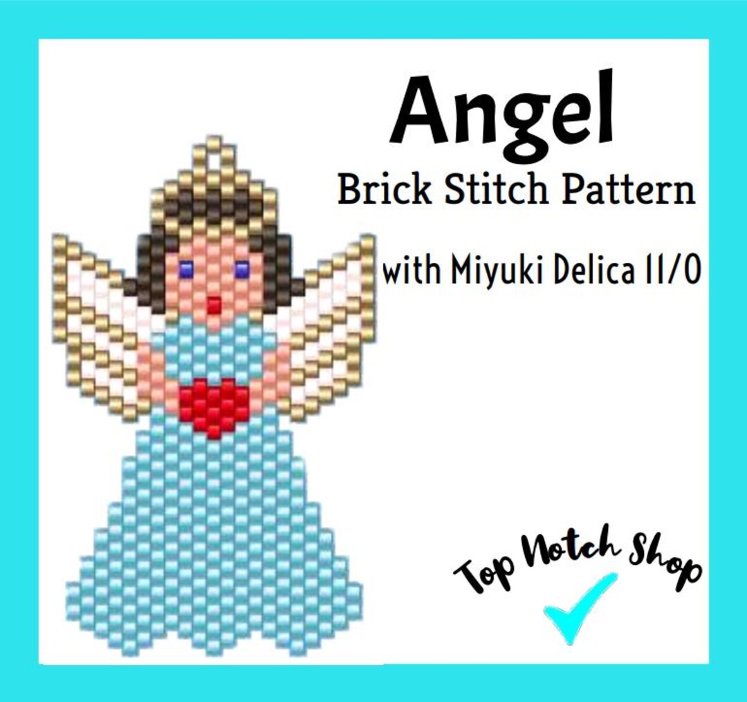 Angel Brick Stitch Pattern - Angel Pattern Digital PDF - Angel Brick ...