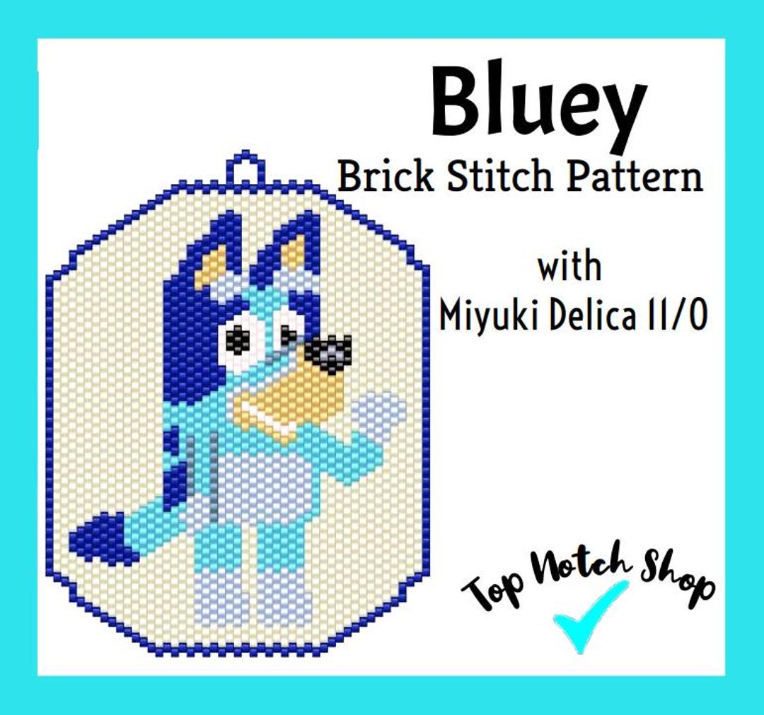 Bluey Brick Stitch Pattern - Bluey Pattern Digital PDF - Bluey Brick ...