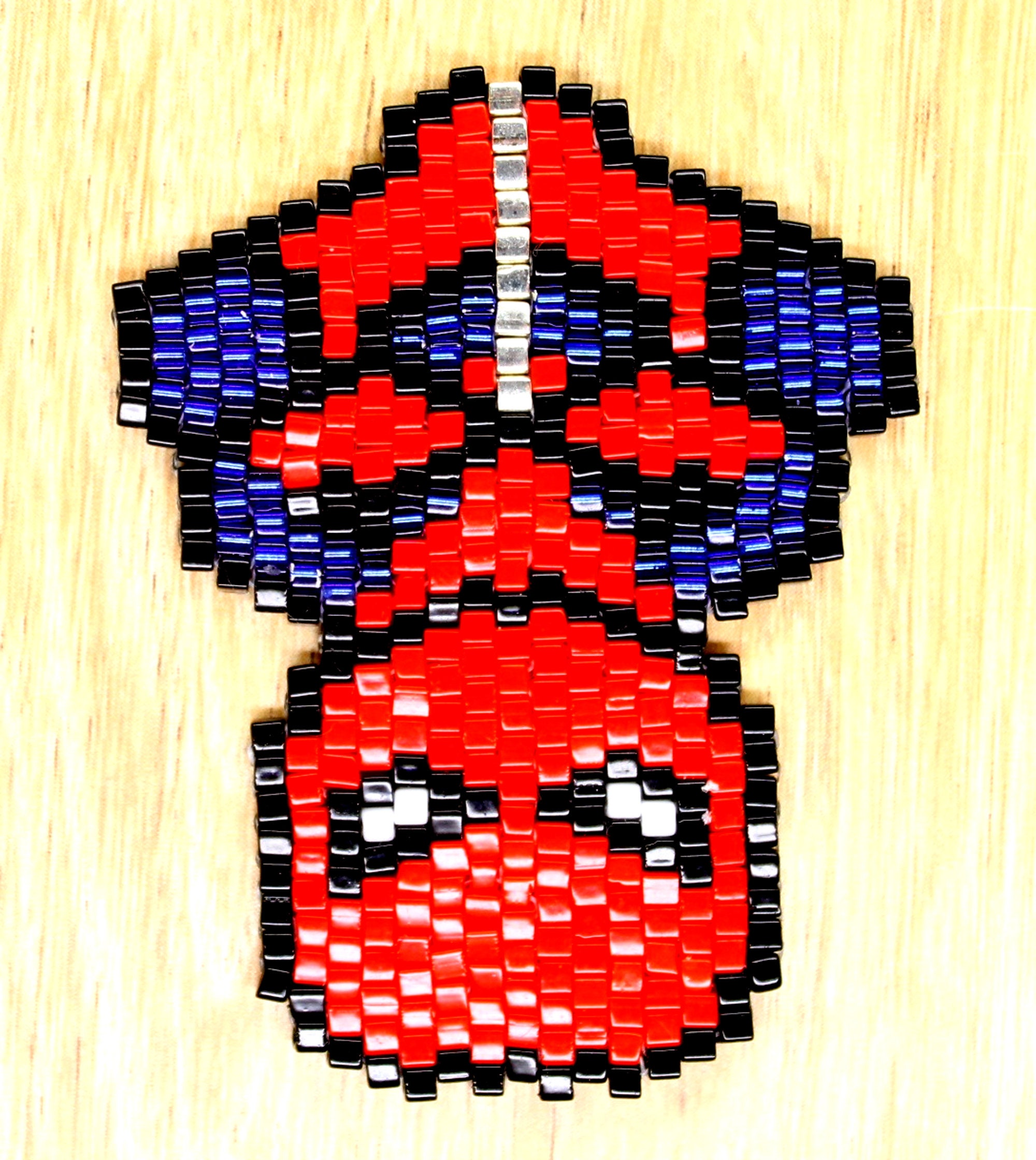 Spider Man Magnet Super Hero Magnet Beaded Spider Man - Etsy