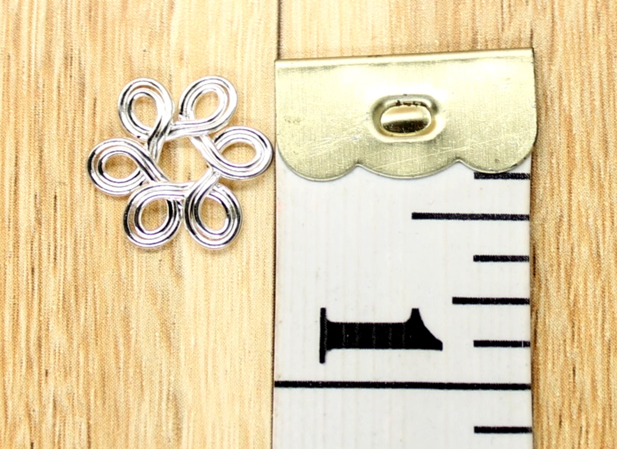 Flower Connectors 11 Flower Connectors Silver Flower - Etsy