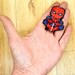 Spider Man Magnet Super Hero Magnet Beaded Spider Man Magnet Beaded ...