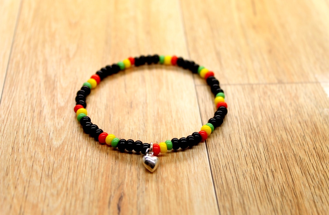 Rasta Bracelet - Rasta Elastic Bracelet - Rasta Elastic Stretch ...