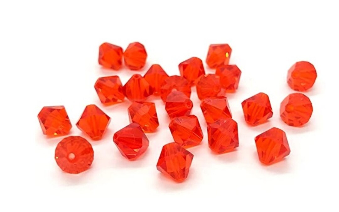 Hyacinth Swarovski Bicones 24 Pcs 6mm 48 Pcs 4mm Hyacinth Swarovski ...