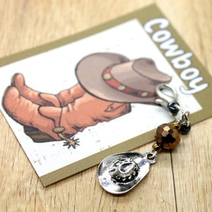 Cowboycharm Cowboy Charm Clip Keychain Charm Zipper Pull Bracelet Charm ...