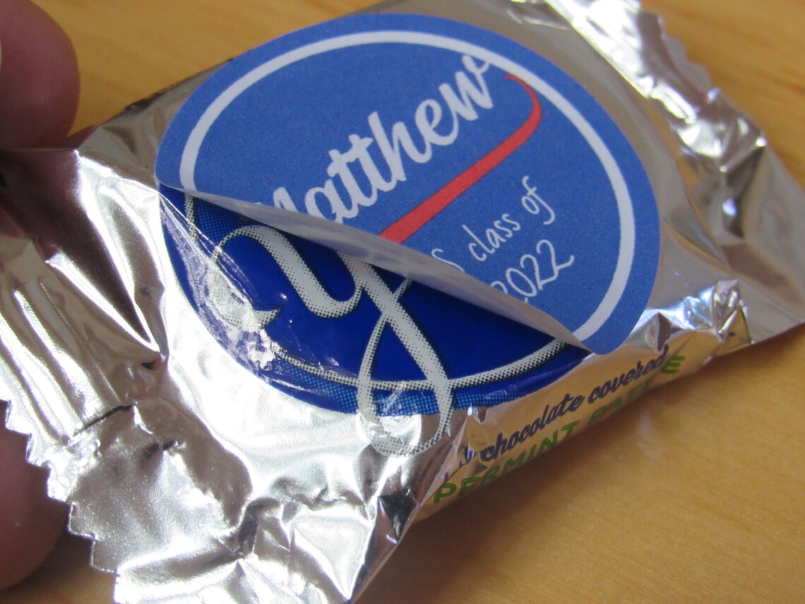 Design a York Inspired Peppermint Patty Sticker - Set of 30 ...