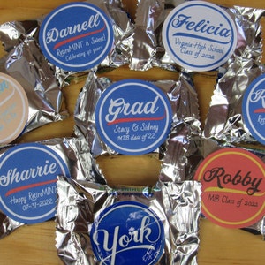 Design a York Inspired Peppermint Patty Sticker - Set of 30 ...