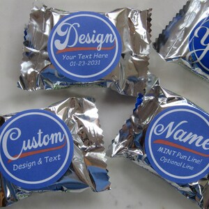 Retiremint Favor Stickers - 30 York Peppermint Patty Inspired Stickers ...