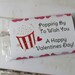 6 Valentine Microwave Popcorn Wraps - Valentine's Day Gift Exchange ...