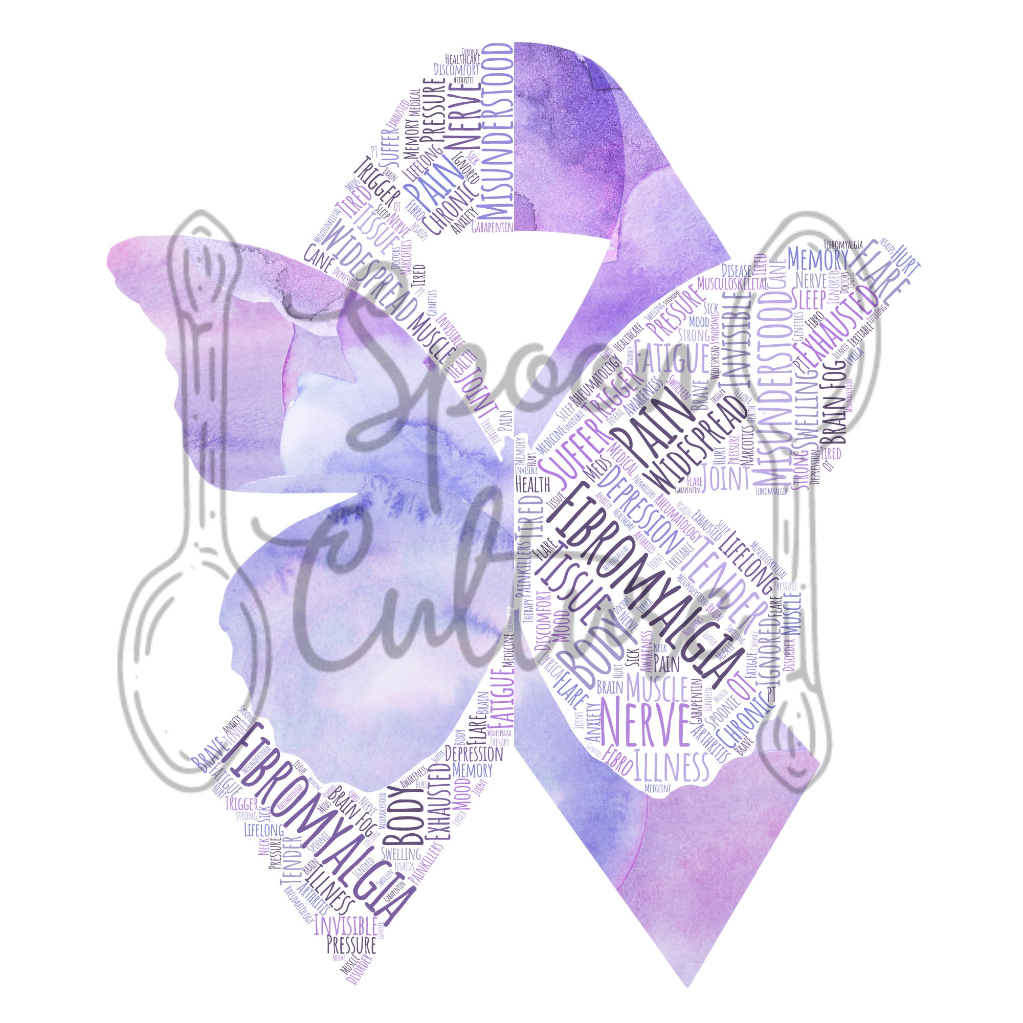 Fibromyalgia Ribbon