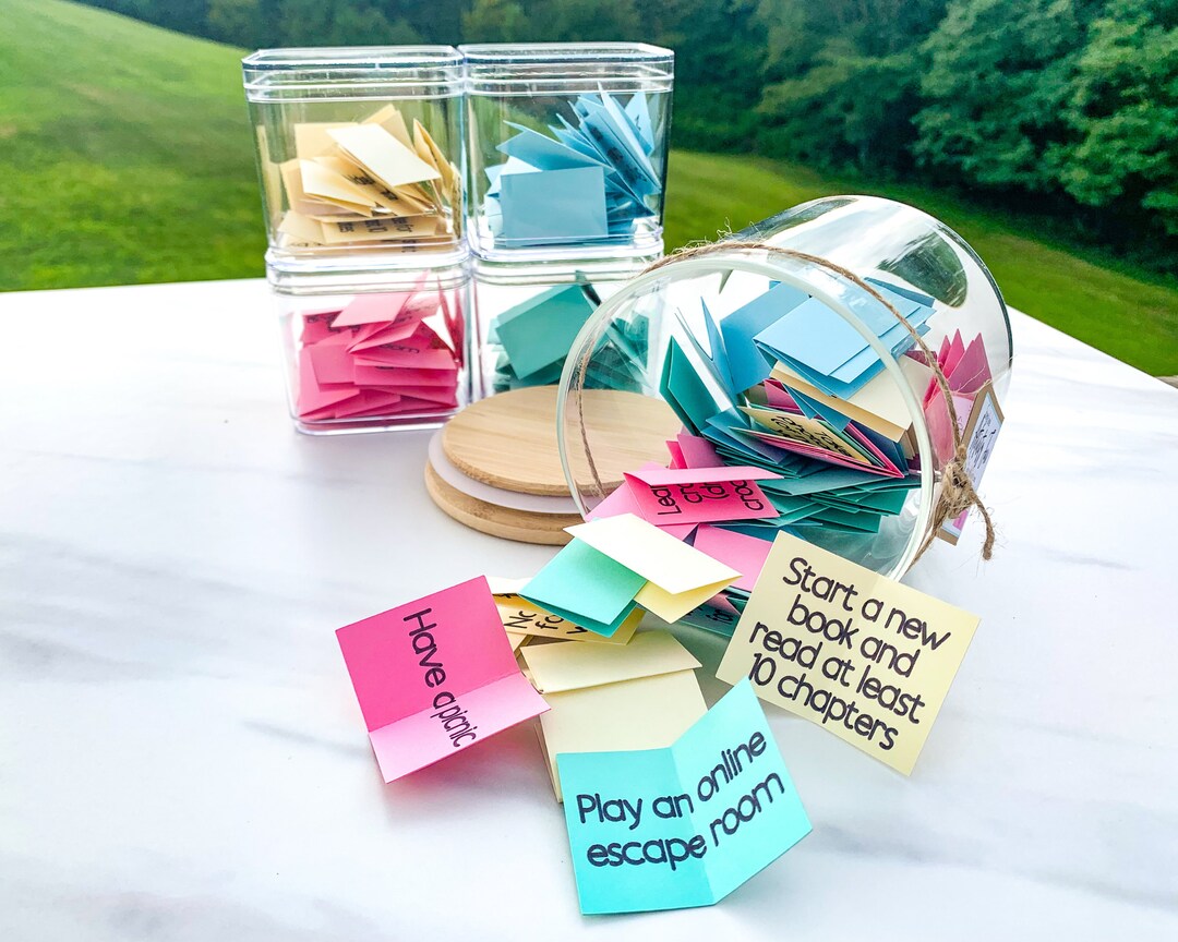 Energy Level Activity Jar, Spoonie Activity Ideas - Etsy