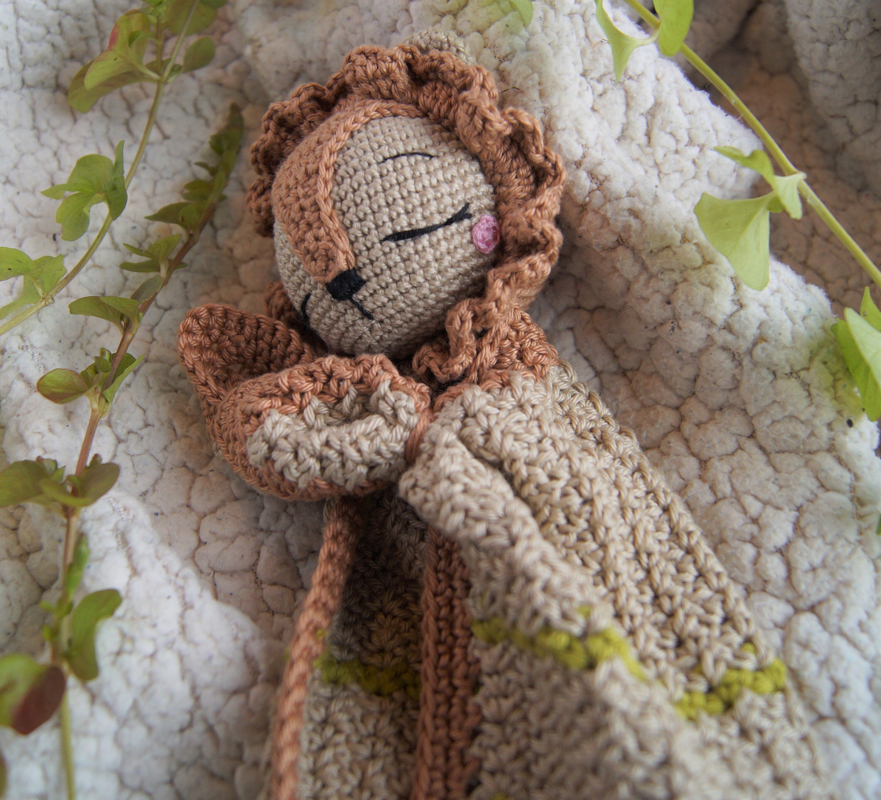 PDF German Crochet Pattern Cuddle Cloth Lion Cub Cuddle - Etsy